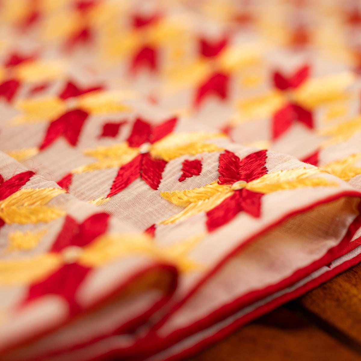 Embroidered Phulkari Stole – Traditional Punjabi Craft | Ornate Online